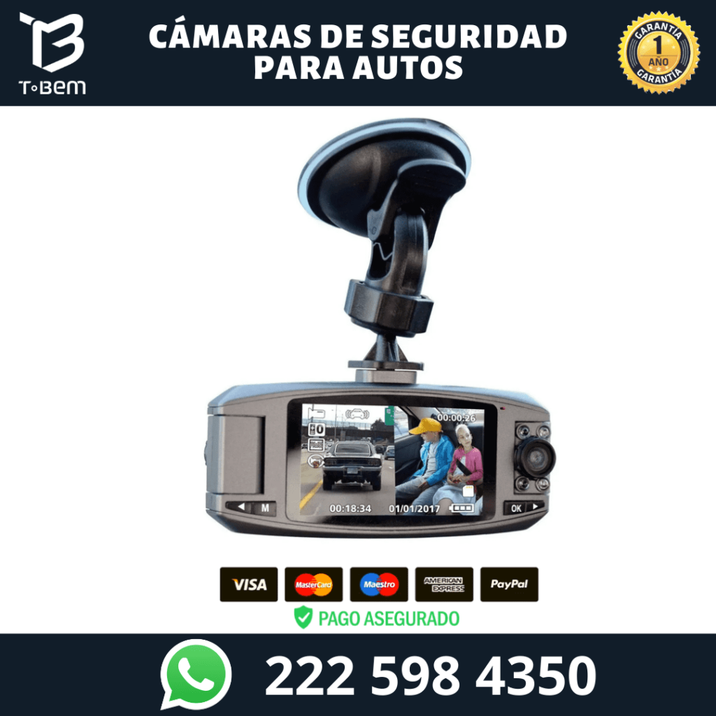 Cámaras de Seguridad para Autos o Camionetas con Pantalla